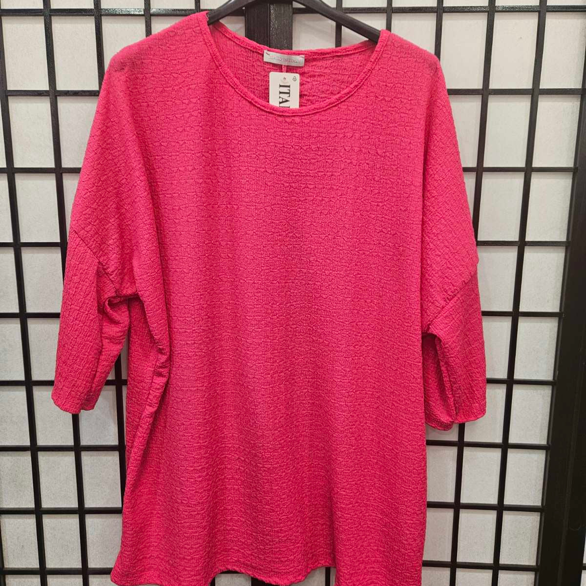 Italian Crinkle Effect Top- 5179 – honeybelle Fashions
